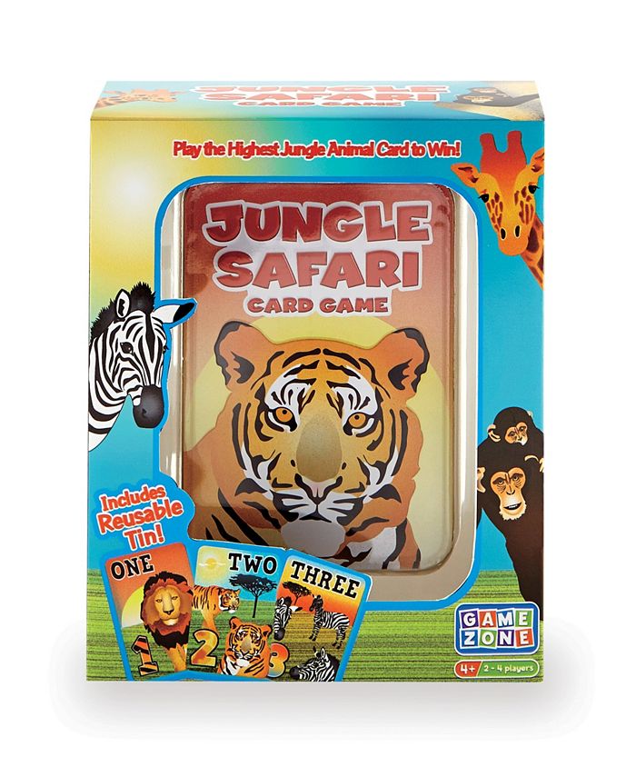 Fundamental Toys Game Zone Jungle Safari Card Game - Macy's