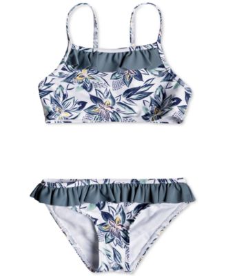 Roxy Toddler Girls 2-Pc. Ruffle-Trim Bikini - Macy's