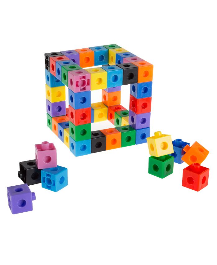 Trademark Global Building Block Cube Set- 100 Piece By Hey Play - Macy's