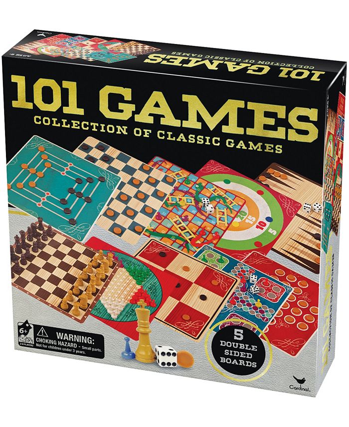 Cardinal Games 101 Games - Collection of Classic Games - Macy's