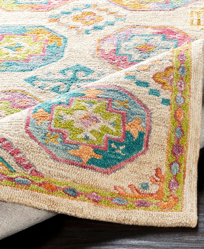 Surya Bonifate BFT-1007 Bright Orange 18" Square Swatch - Macy's