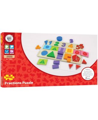 Wooden My First Fractions Puzzle - Macy's