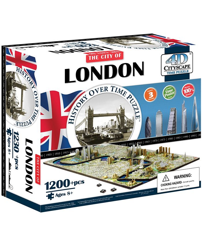 4D Cityscape Time Puzzle - London, England - Macy's
