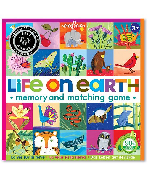 eeBoo Life on Earth Matching and Memory Game & Reviews - Kids - Macy's