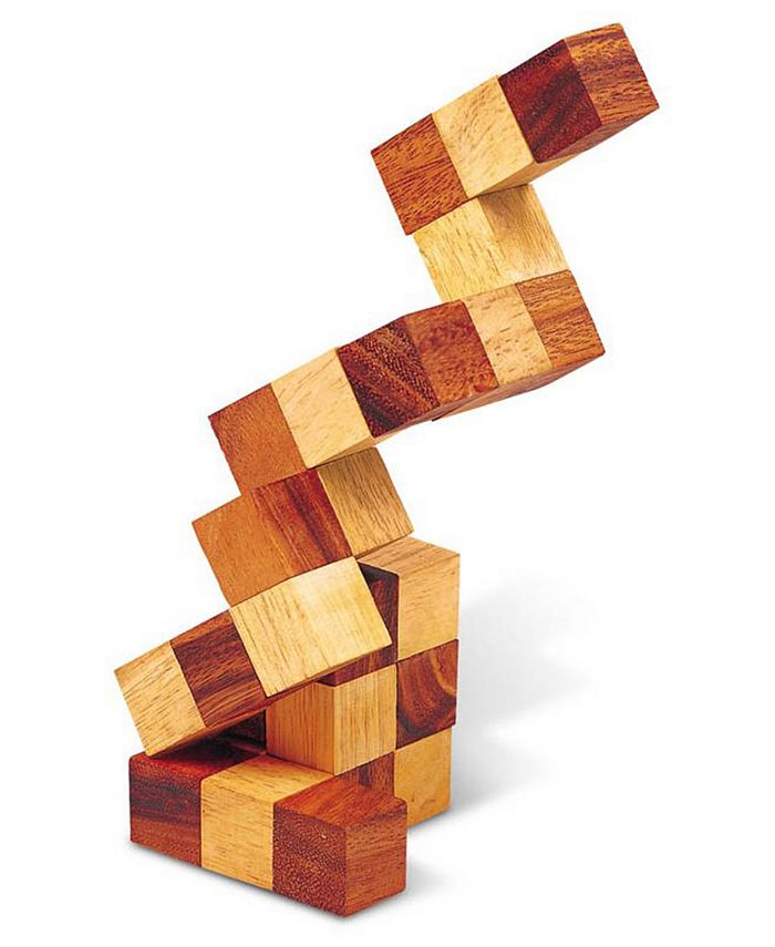 Front Porch Classics Puzzle Logic Wooden Puzzle - Snake - Macy's