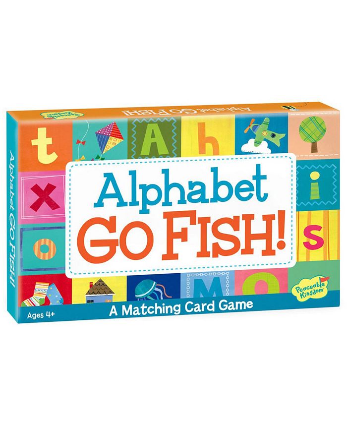 Peaceable Kingdom Alphabet Go Fish! Card Game - Macy's