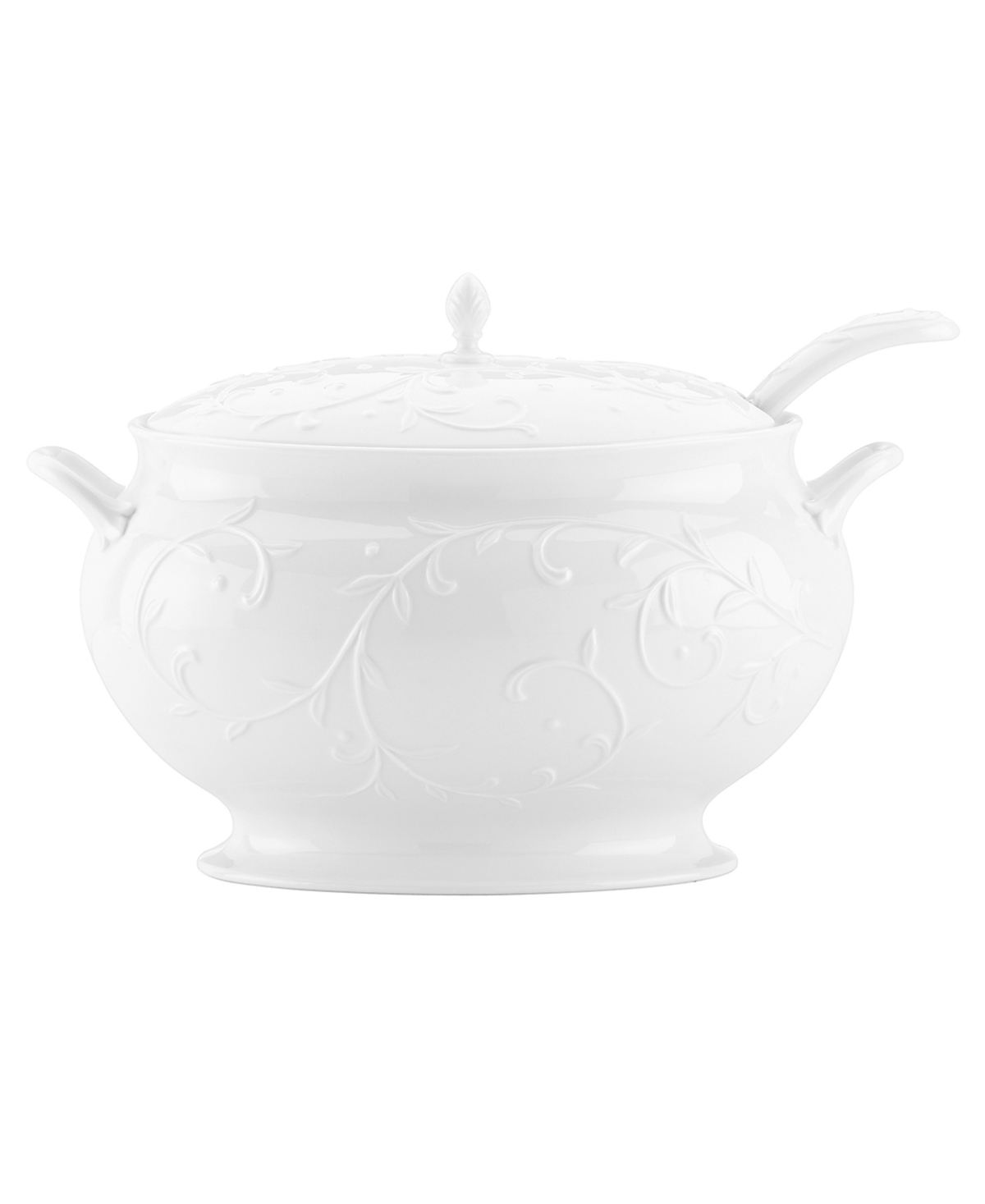 Click here for Lenox Serveware  Opal Innocence Carved Covered Sou... prices