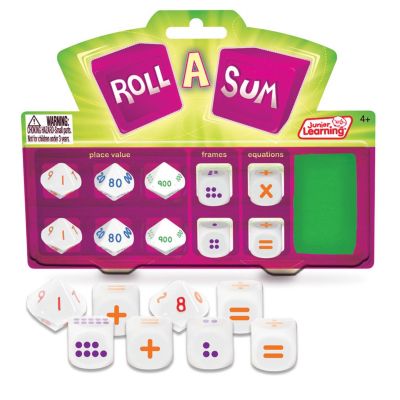 Junior Learning Roll a Sum Game & Develop Calculation and Counting ...
