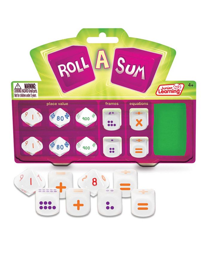 Junior Learning Roll a Sum Game & Develop Calculation and Counting ...
