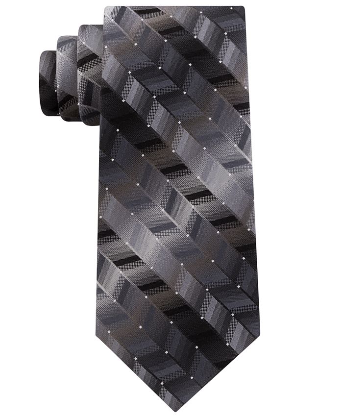 Van Heusen Men's Hawk Geometric Tie - Macy's