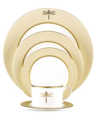 kate spade new york "June Lane Gold" 5-Piece Place Setting - Macy's