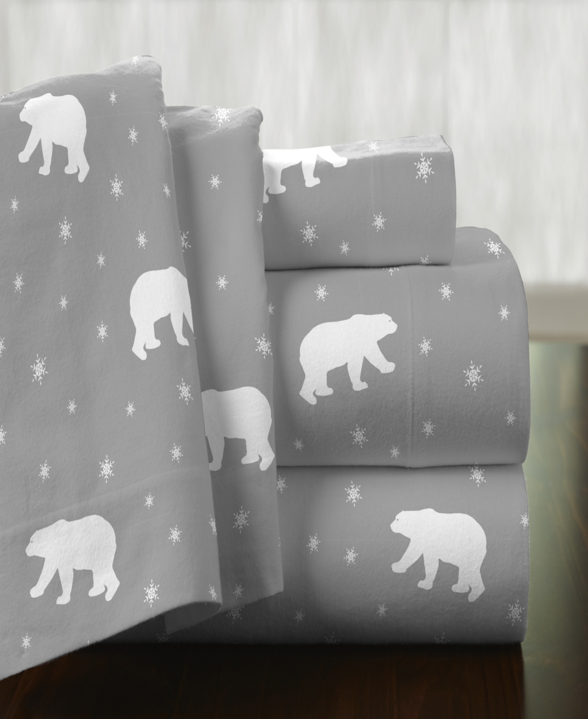 Click here for Pointehaven Polar Bear Superior Weight Cotton Flan... prices