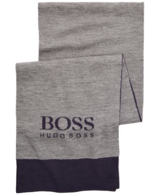 BOSS Men's Logo Scarf - Macy's