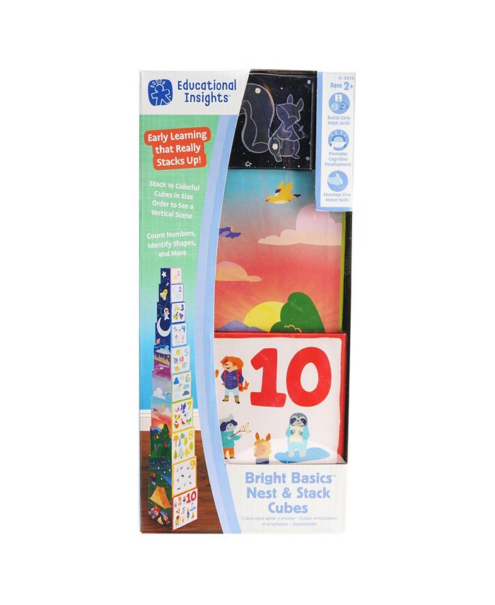 Learning Resources Educational Insights Bright Basics Nest and Stack Cubes - Macy's