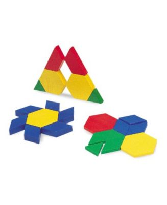 Learning Resources 0.5 cm Plastic Pattern Blocks 100 Pieces - Macy's