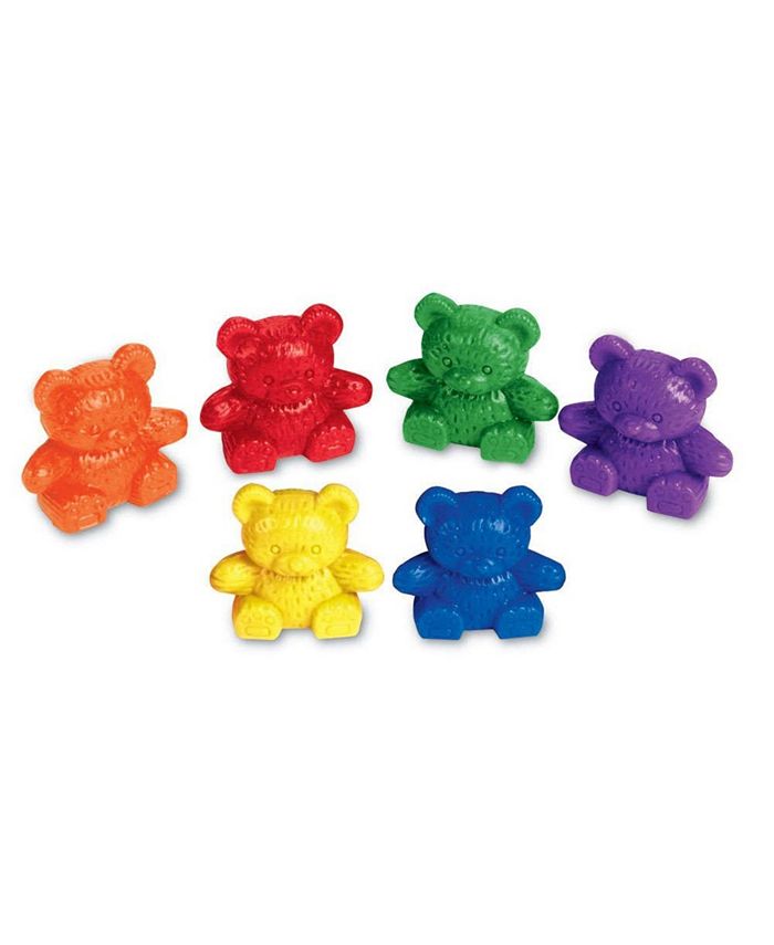 Learning Resources Baby Bear Counters 6 Colors Set of 102 - Macy's