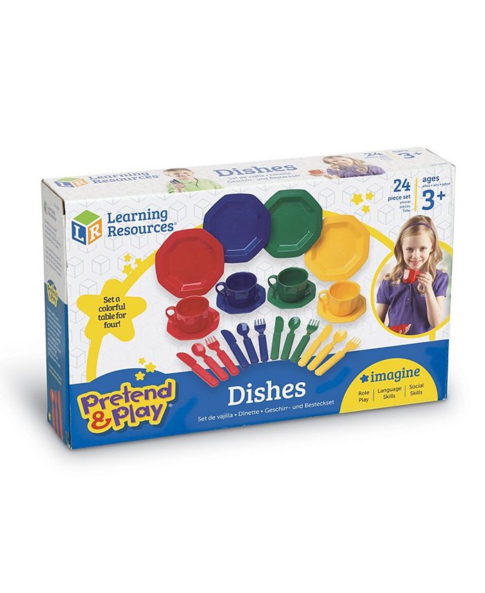 Learning Resources Play Dishes 24 Piece Set Standard Packaging - Macy's