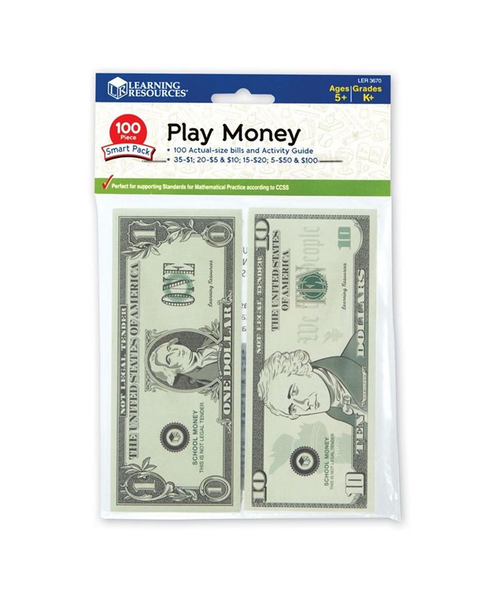 Learning Resources Play Money Smart Pack - Macy's