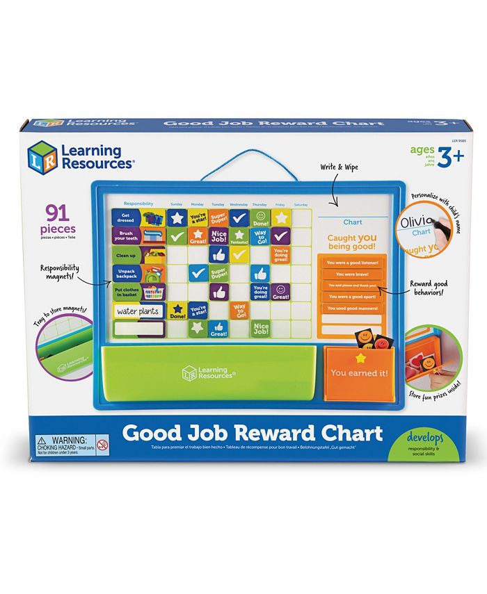Learning Resources Good Work Reward Chart 91 Pieces - Macy's