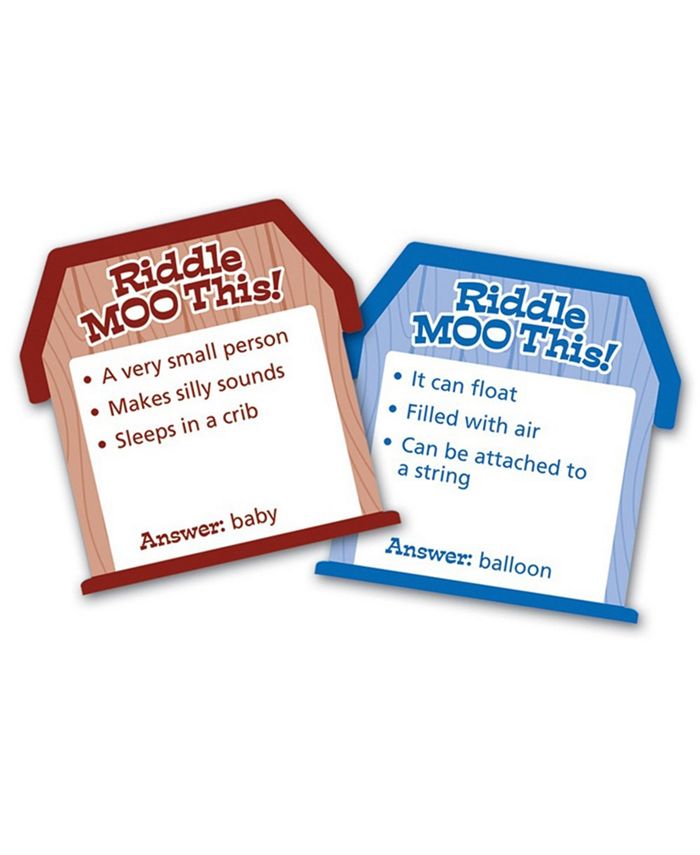 Areyougame Learning Resources Riddle Moo This Silly Riddle Word Game ...