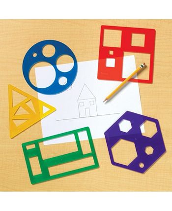 Learning Resources Primary Shapes Template Set - Macy's