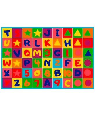 Numbers and Letters Kids Area Rug - Macy's
