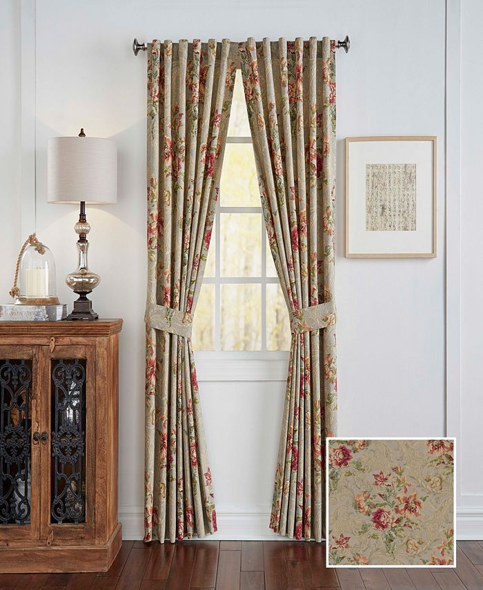 Waverly Fresco Flourish Window Drapery Pair - Macy's