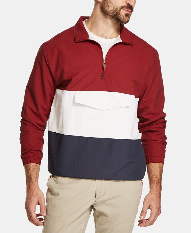 Weatherproof Vintage Men's Colorblocked Anorak Jacket & Reviews - Coats ...