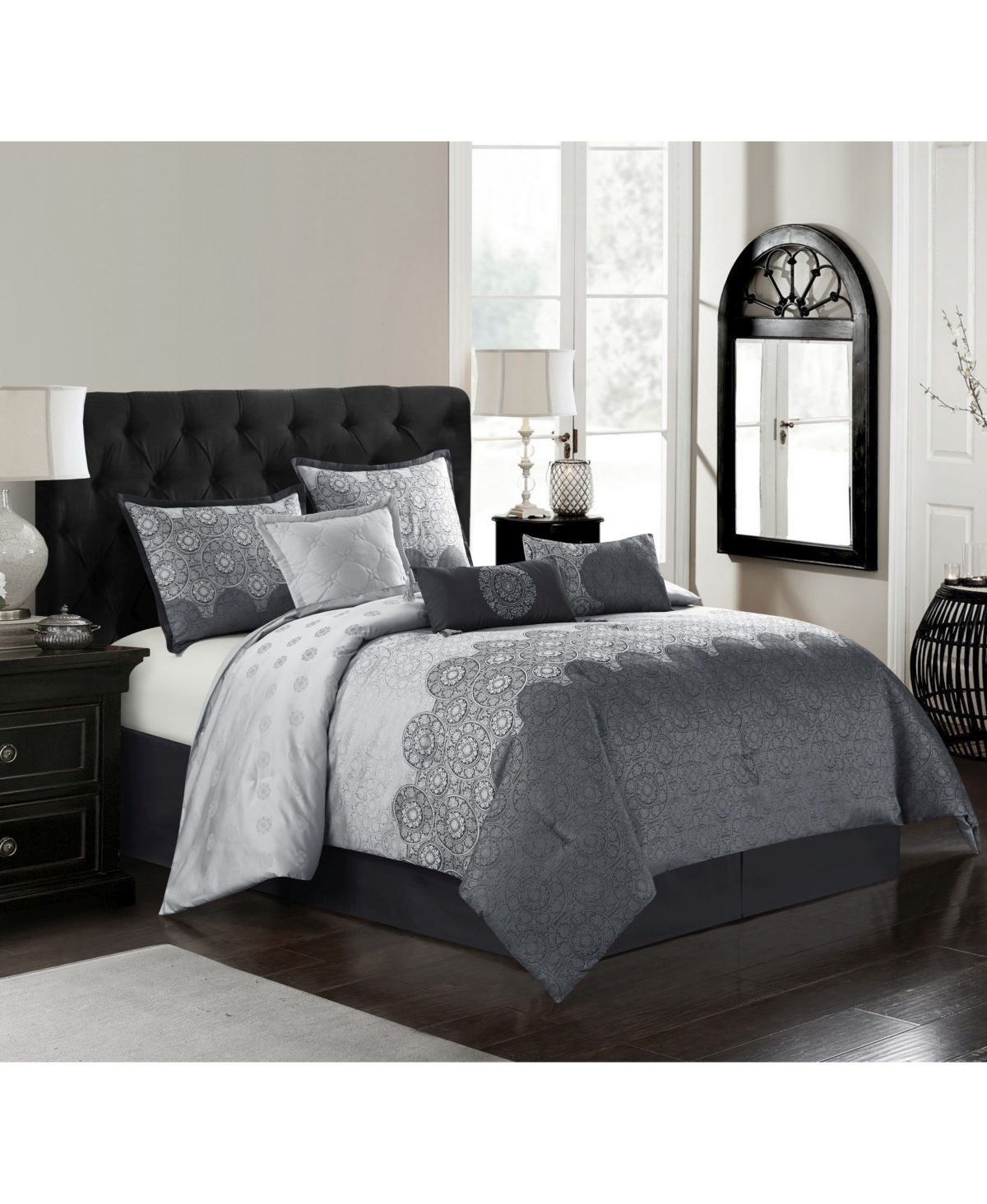 Click here for Stratford Park Harwick 7-Piece Comforter Set  King... prices