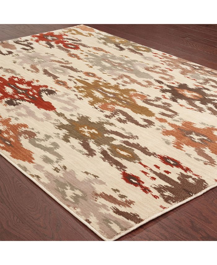 Oriental Weavers CLOSEOUT! Casablanca 4437A Ivory/Multi 1'10" x 7'6 ...