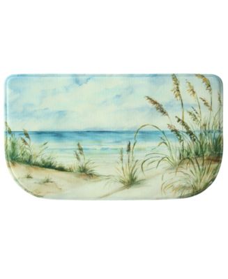 Bacova Coastal Landscape Memory Foam Slice 18"x30" Accent Rug - Macy's