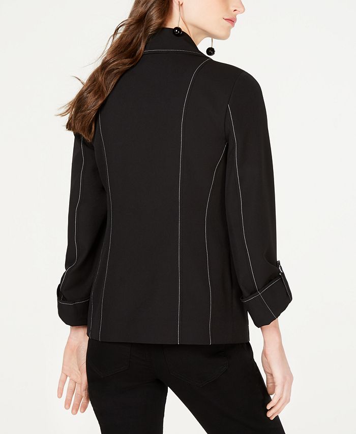INC International Concepts I.N.C. Contrast-Stitch Jacket, Created for ...