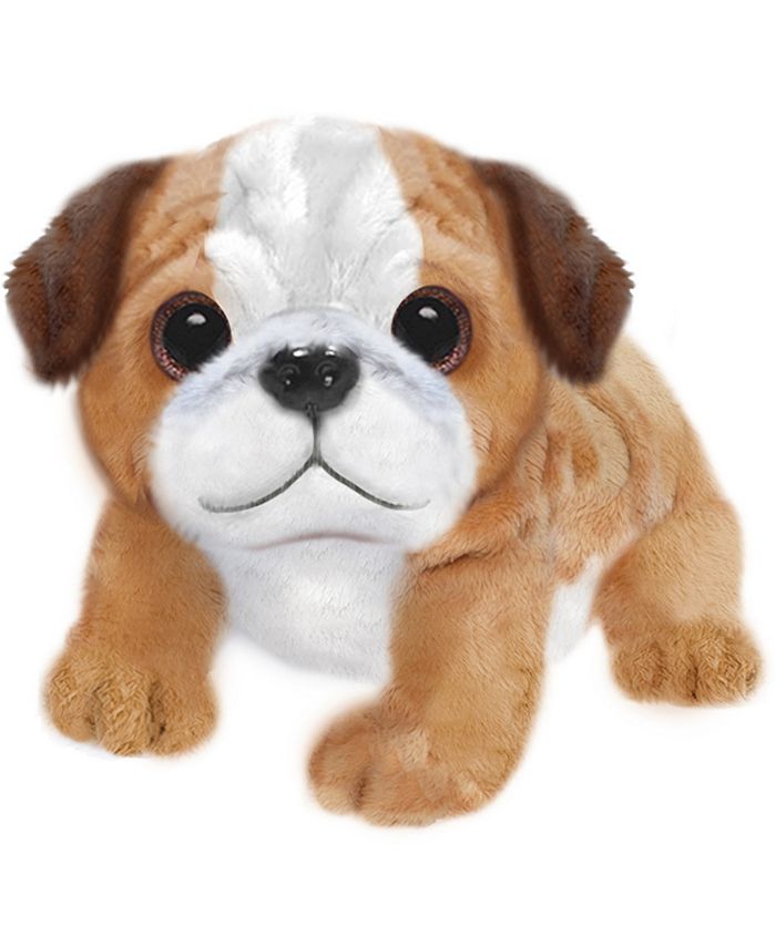 First and Main - Wuffles Pug Plush Dog, 7 Inches Sitting - Macy's