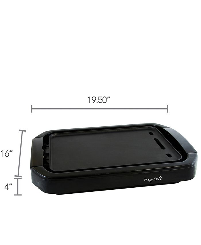 MegaChef Dual Surface Reversible Indoor Grill and Griddle - Macy's