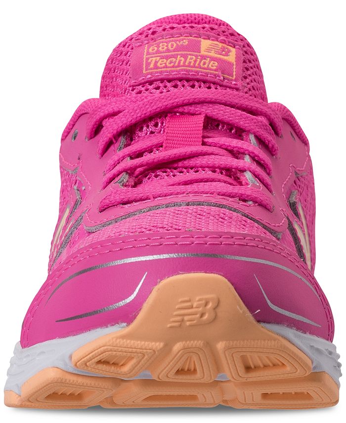 New Balance Little Girls' 680v5 Wide Width Running Sneakers from Finish ...