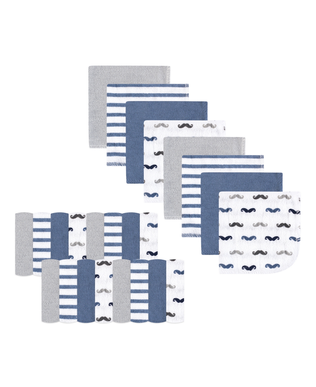 Click here for Luvable Friends Boys Luxurious Soft Washcloth Mult... prices