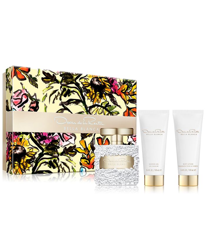 Oscar de la Renta 3-Pc. Bella Blanca Gift Set - Macy's