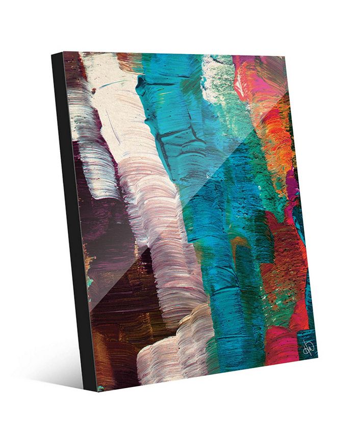 Creative Gallery Manowa Delta Abstract 16" x 20" Acrylic Wall Art Print ...