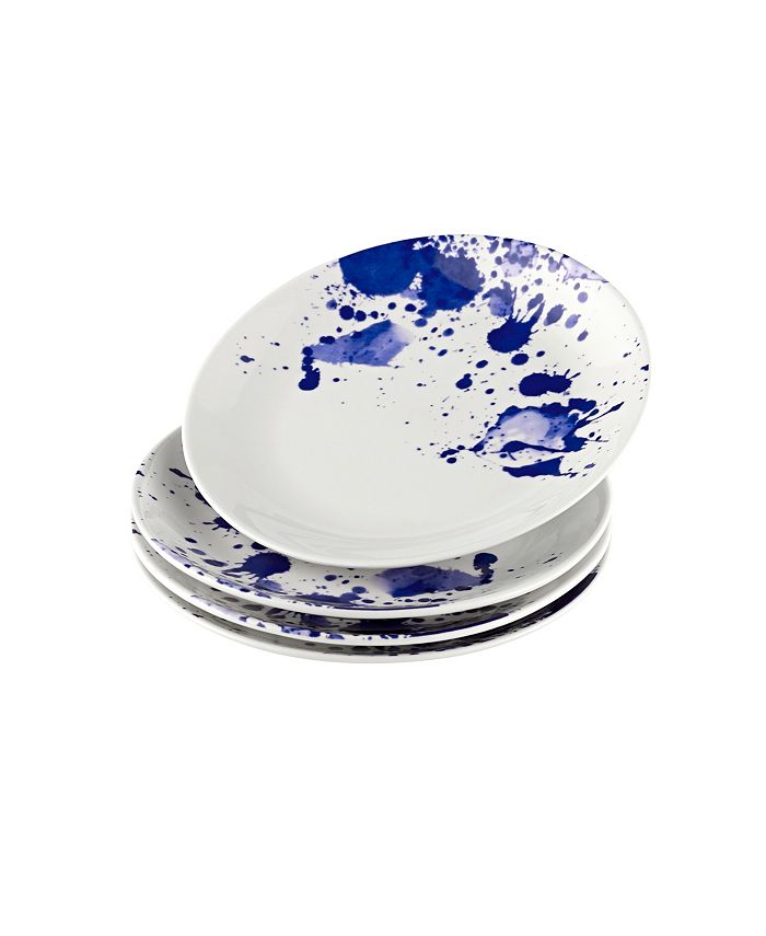 Over and Back Slash Side Plates - Macy's