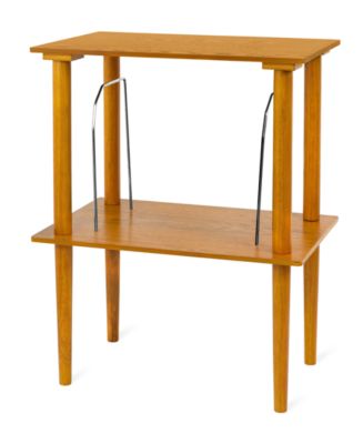Victrola Wooden Stand with Record Holder - Macy's