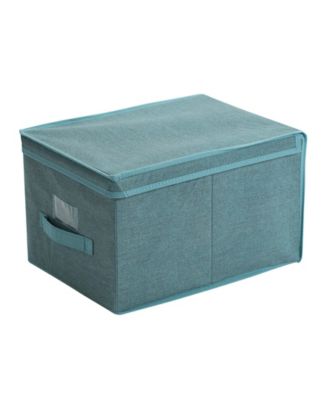 Simplify Large Storage Box in Dusty Blue - Macy's