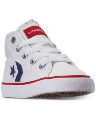 Converse Little Boys' Star Replay High Top Casual Sneakers from Finish ...