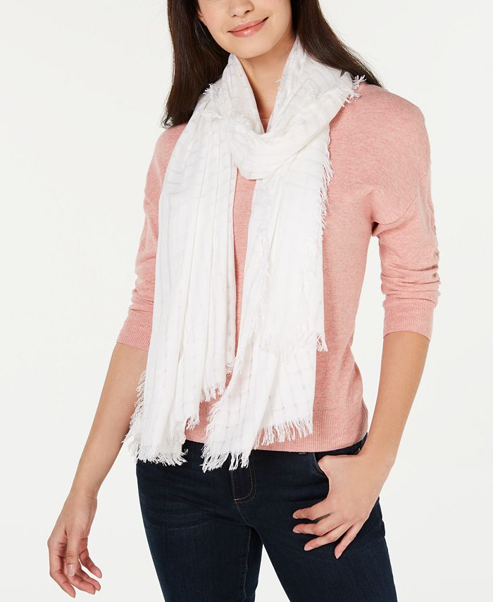 DKNY Lightweight Open Weave Scarf - Macy's