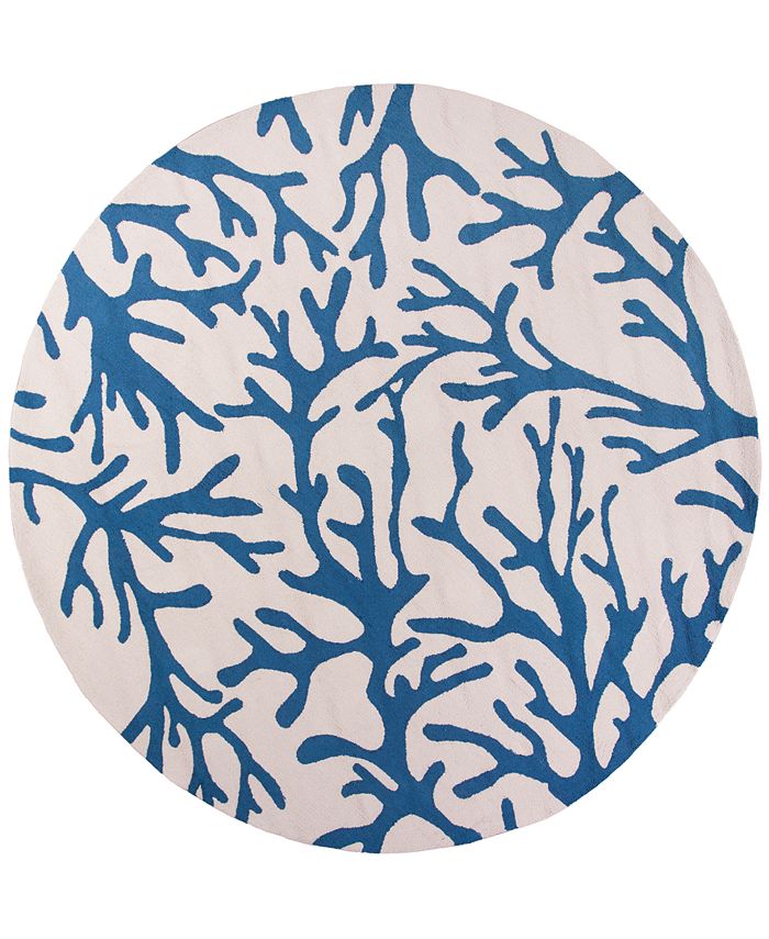 Kas Sonesta Coral 7'6" Round Area Rug - Macy's