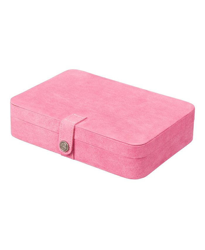 Mele & Co Maria Plush Fabric Jewelry Box with Twenty-Four Sections - Macy's