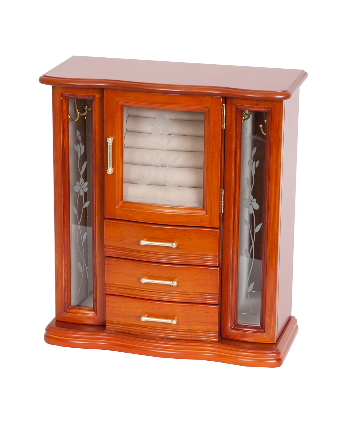 Click here for Mele & Co. Richmond Wooden Jewelry Box - Brown prices