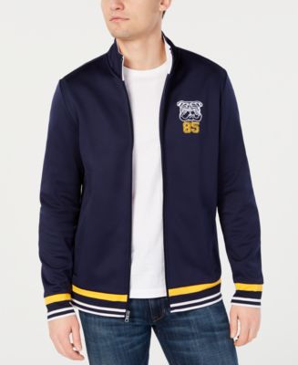 Club Room Men's Embroidered Bulldog Track Jacket, Created for Macy's ...