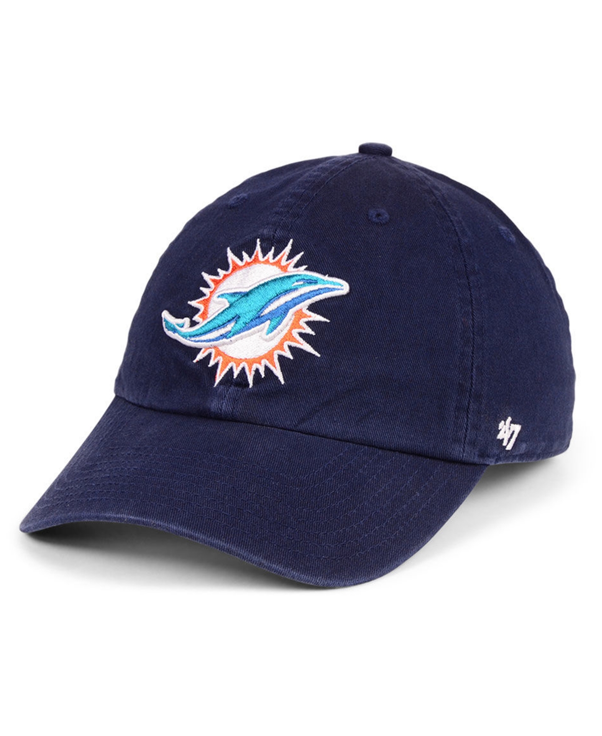 Click here for 47 Brand Miami Dolphins Clean Up Cap - Navy prices
