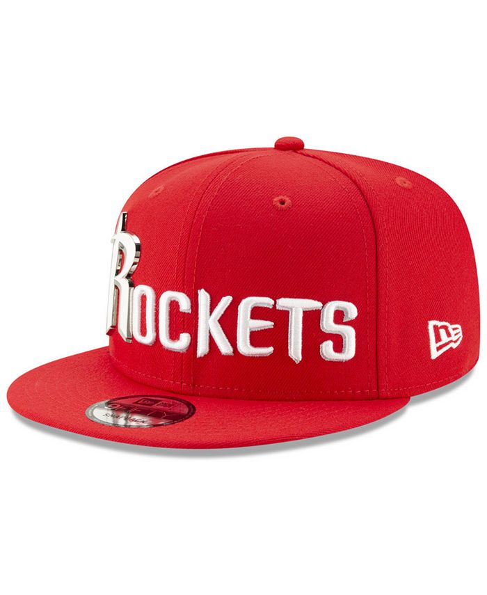 New Era Houston Rockets Enamel Script 9FIFTY Snapback Cap - Macy's