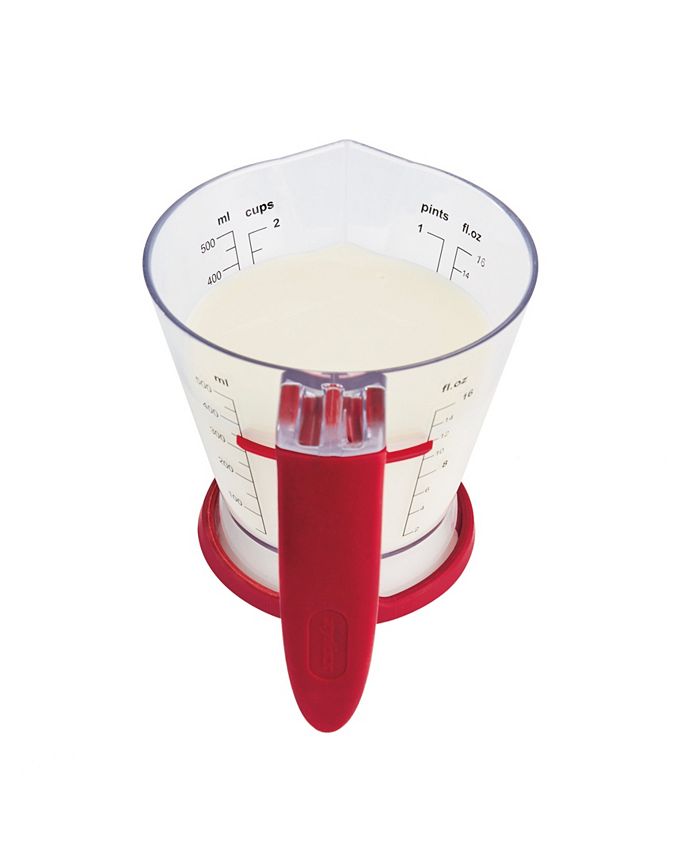 Zyliss 3-Piece Measuring Cup Set with No Drip Spouts, Sliding Scales ...
